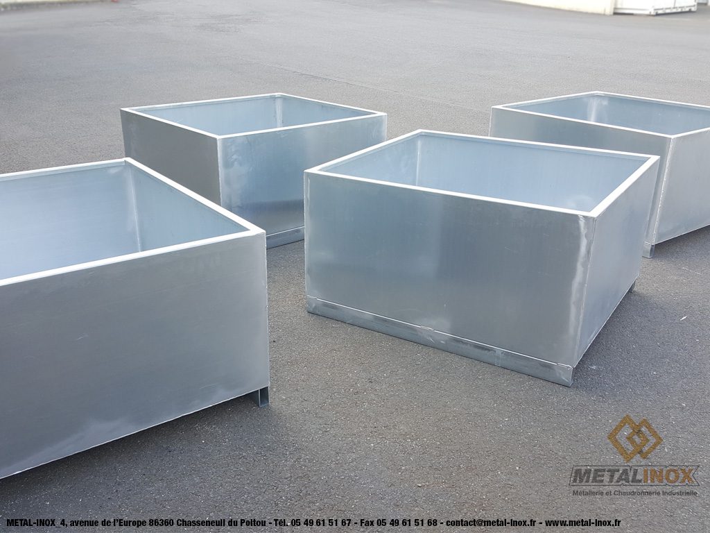 Bac de rétention inox métallique sur mesure | Metal Inox